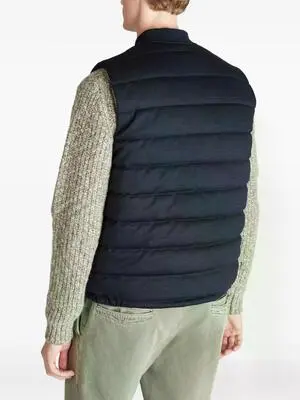 SLOWEAR Wool Gilet With Welt Pockets