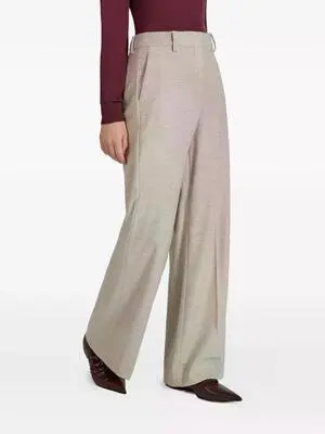SLOWEAR X Incotex Micro-pattern Wool Trousers