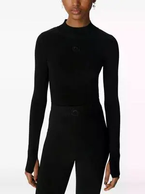 MARINE SERRE Moon-logo Leggings
