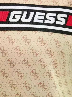 Guess Monogram-pattern Drawstring Hoodie