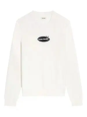 Zadig&Voltaire Kennedy Logo Sweater - White