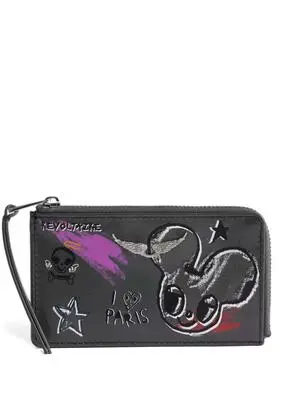 Zadig&Voltaire Humberto Graphic-print Wallet - Grey