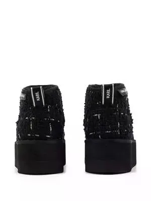 Karl Lagerfeld Thermo Check-pattern Platform Boots