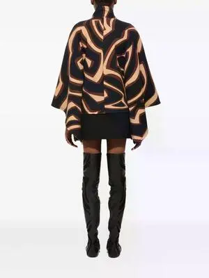Emilio Pucci Labirinto Print Cape