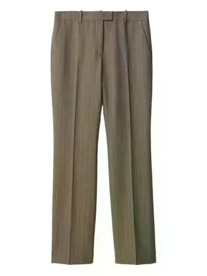 Burberry Striped Straight Trousers