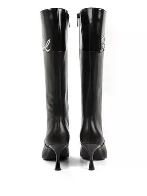 Karl Lagerfeld 80mm Sienna Pointed-toe Boots