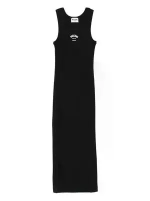 Moschino Logo-embroidered Maxi Dress