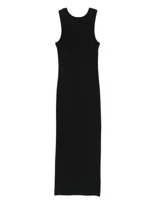Moschino Logo-embroidered Maxi Dress