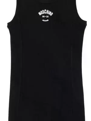 Moschino Logo-embroidered Maxi Dress