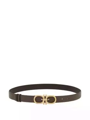 FERRAGAMO Gancini Reversible Belt - Brown