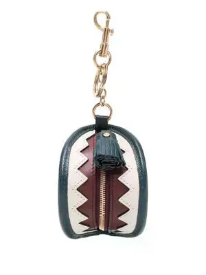 ANYA HINDMARCH Shark-teeth Ear Pods Pouch - Blue