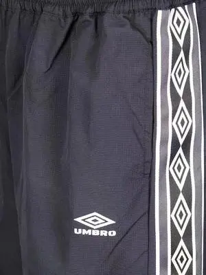 UMBRO Elastic-waistband Side-stripes Trousers - Black