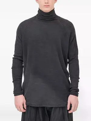 JAN JAN VAN ESSCHE Turtleneck Wool T-shirt