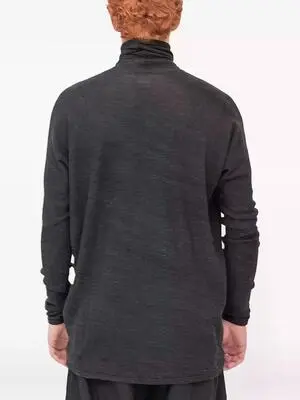 JAN JAN VAN ESSCHE Turtleneck Wool T-shirt