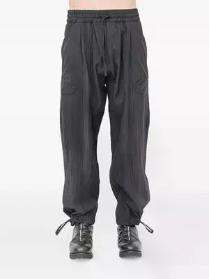 JAN JAN VAN ESSCHE Striped Drawstring Trousers