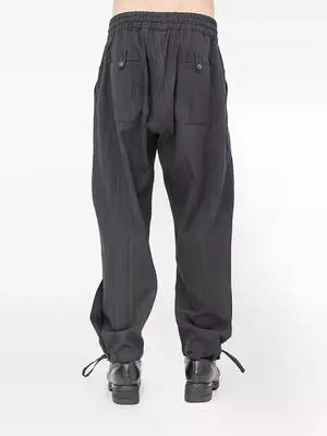 JAN JAN VAN ESSCHE Striped Drawstring Trousers