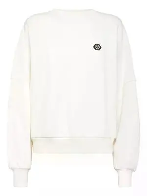 Philipp Plein Logo Round Neck Sweatshirt
