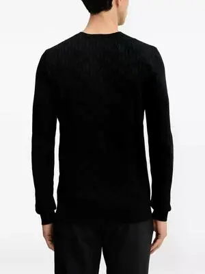 Karl Lagerfeld Logo-pattern Sweater