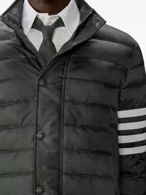 Thom Browne Four-bar Stripe Detail Jacket - Grey