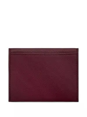FERRAGAMO Gancini Flap Credit Card Holder - Red