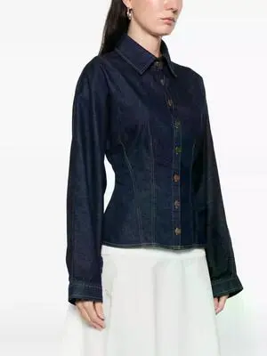 AGOLDE Devon Buttoned Shirt - Blue