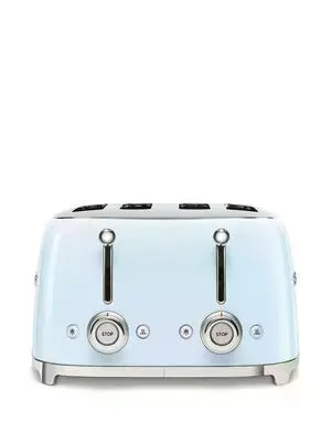 SMEG Stop Button Plissé Four-toaster - Blue