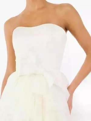 Jenny Packham Antonia Ruffled Bow Dress