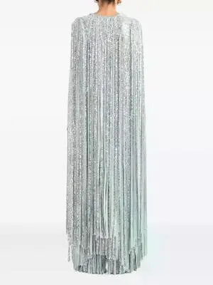 ANA RADU Fringed Maxi Dress