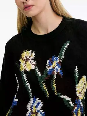 Desigual Floral Knit Sweater