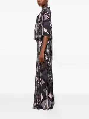 Emilio Pucci Collane Print Long Dress
