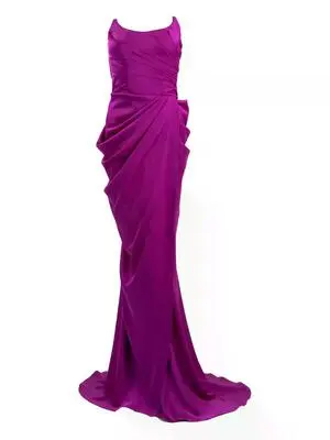 ANA RADU Strapless Maxi Dress