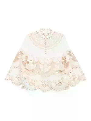 Zimmermann Wanderlust Button Embroidery Blouse