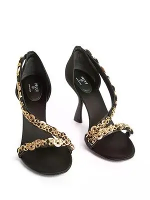 Emilio Pucci Chain Embellished Heeled Sandals