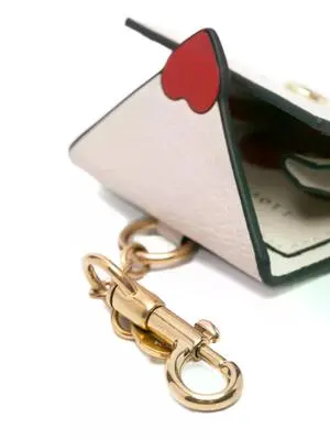 ANYA HINDMARCH I Love You Leather Keyring