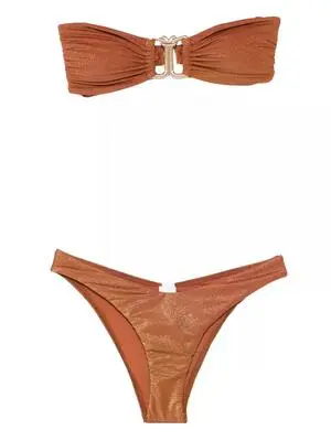 Zimmermann Daylight Metallic Bikini - Brown