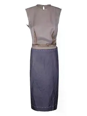 MAISON MARGIELA Sleeveless Midi Dress - Grey