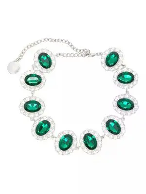 VENUJA 54th Oval-stone Choker - Silver