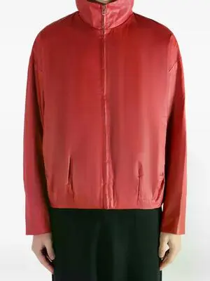 OMAR AFRIDI Zip-up High-neck Jacket