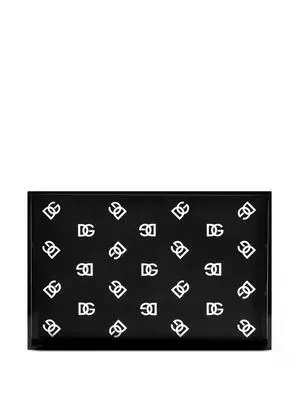 DOLCE & GABBANA CASA Logo-print Rectangular-shape Tray
