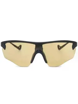DISTRICT VISION Racer Shield-frame Sunglasses - Yellow