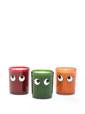 ANYA HINDMARCH Eyes-motif Candles - Red