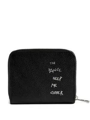 Zadig&Voltaire Mini Graffiti Wallet - Black