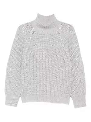 Liviana Conti High-neck Sweater - Grey