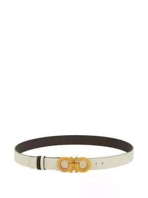 FERRAGAMO Gancini Adjustable Reversible Belt - Neutrals