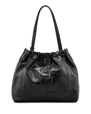 Marc Jacobs Croc Embossed Leather Tote