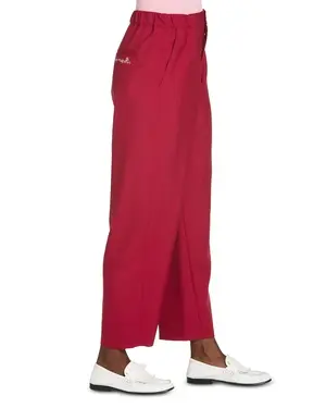 Marni Elastic Waist Straight Leg Pants - Lavender