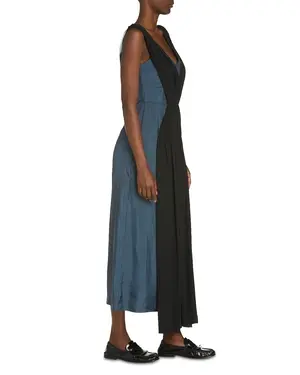 Marni V-neck Maxi Dress - Turquoise