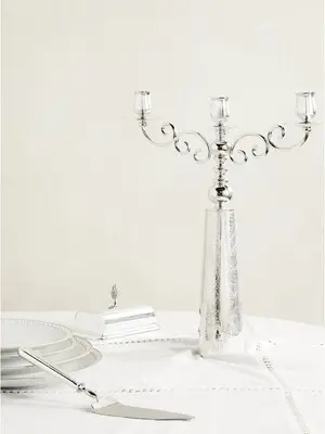 Christofle Jardin D'eden -plated Candelabra