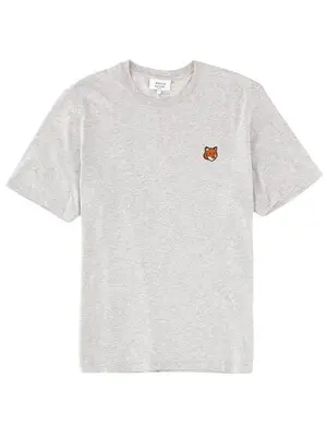 Maison Kitsuné Fox Head" T-shirt - Grey