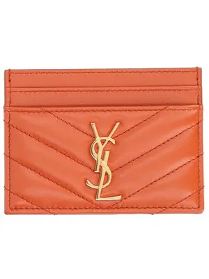 Saint Laurent Card Holder "cassandras - Red